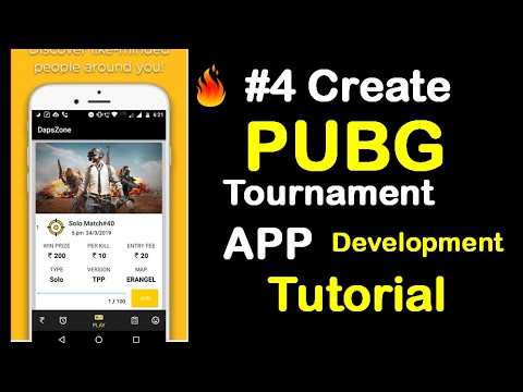 How to create Pubg tournament 🎮 application // Full Tutorial Part 4 🔥 ...