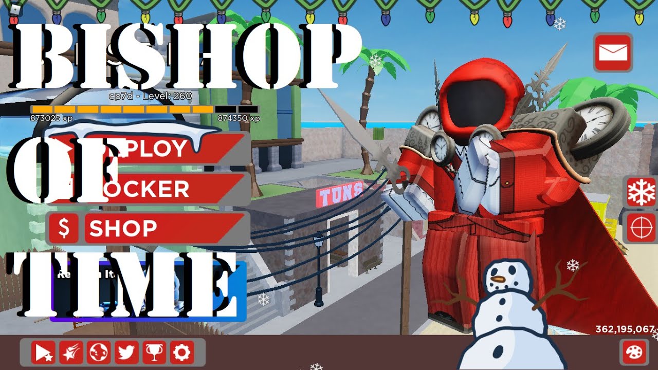 roblox arsenal bishop of time skin - YouTube