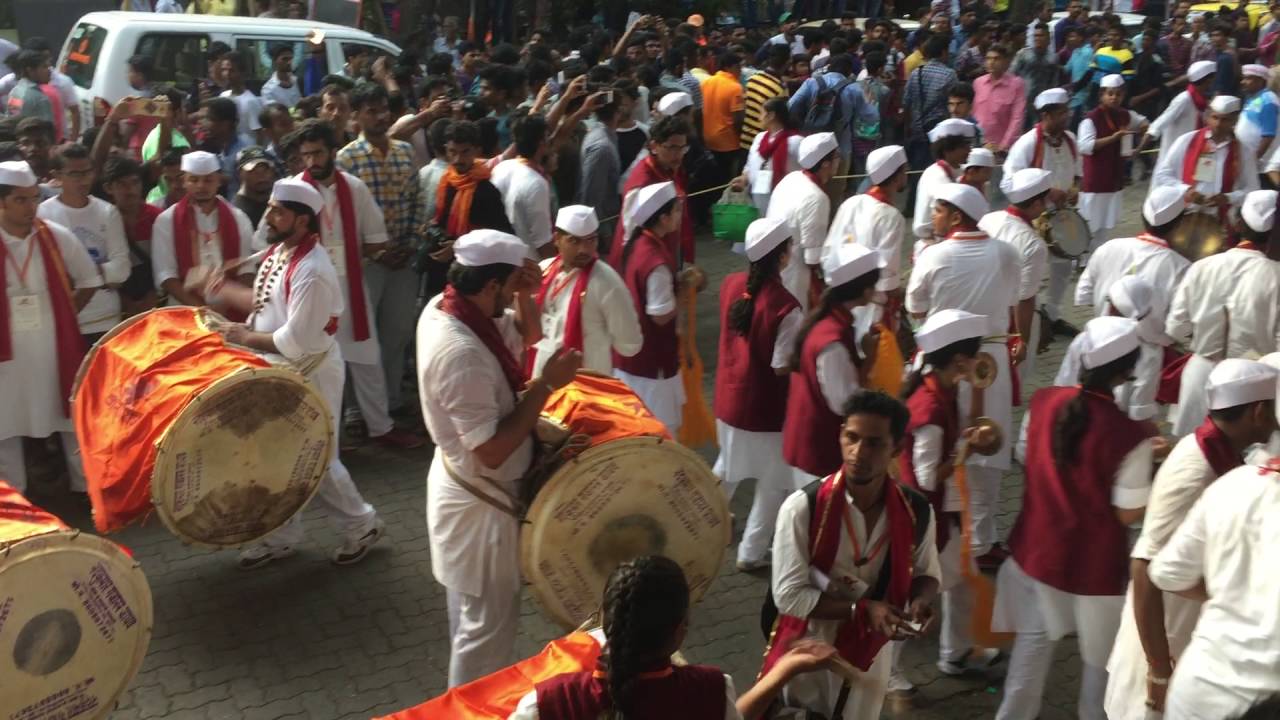 Shivgarjana Dhol Pathak Live Performance at lalbaug - YouTube