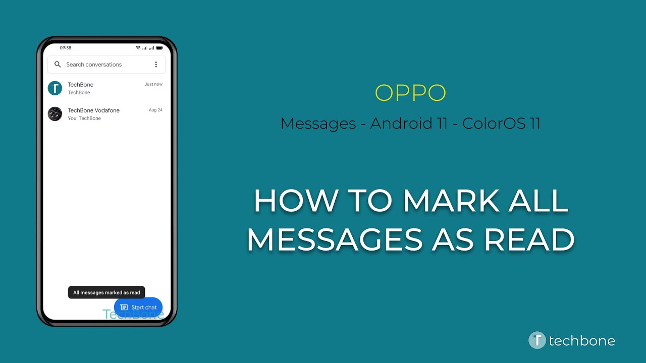 How to Mark all Messages as read - Oppo [Android 11 - ColorOS 11] - YouTube