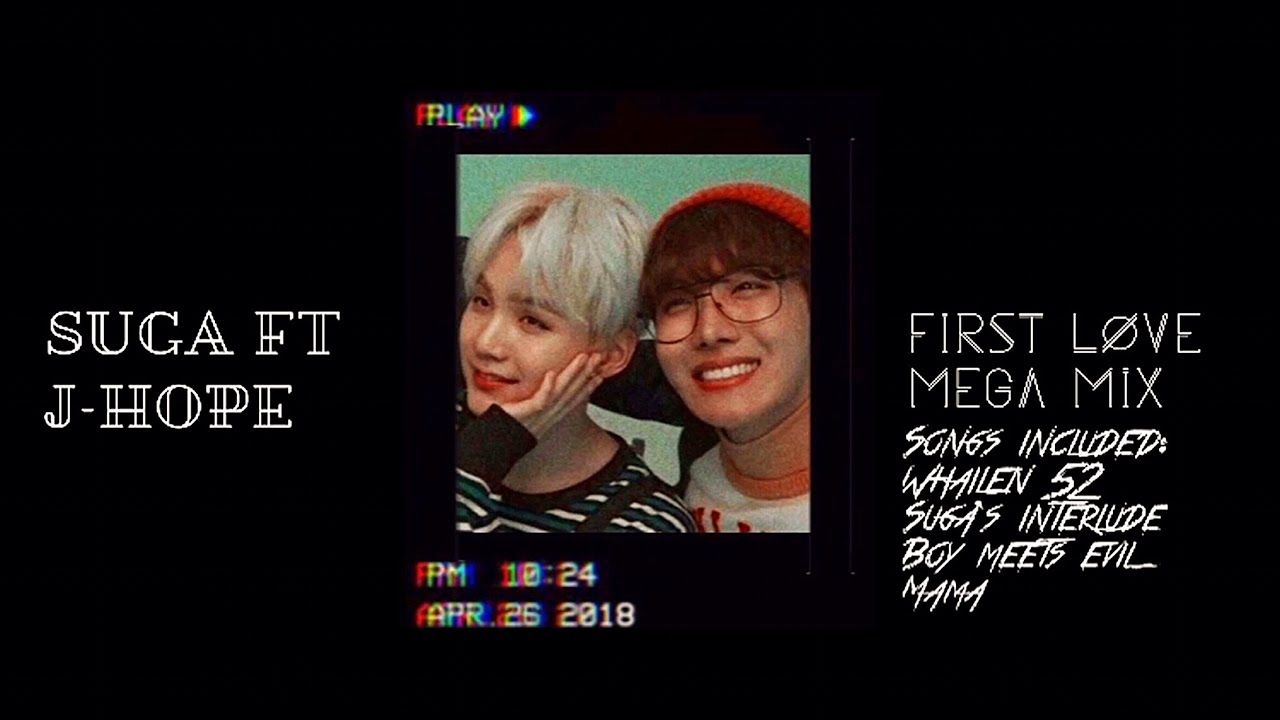 SUGA FT J-HOPE - FIRST LOVE MEGA MIX MASHUP ( REVAMPED MV ) - YouTube