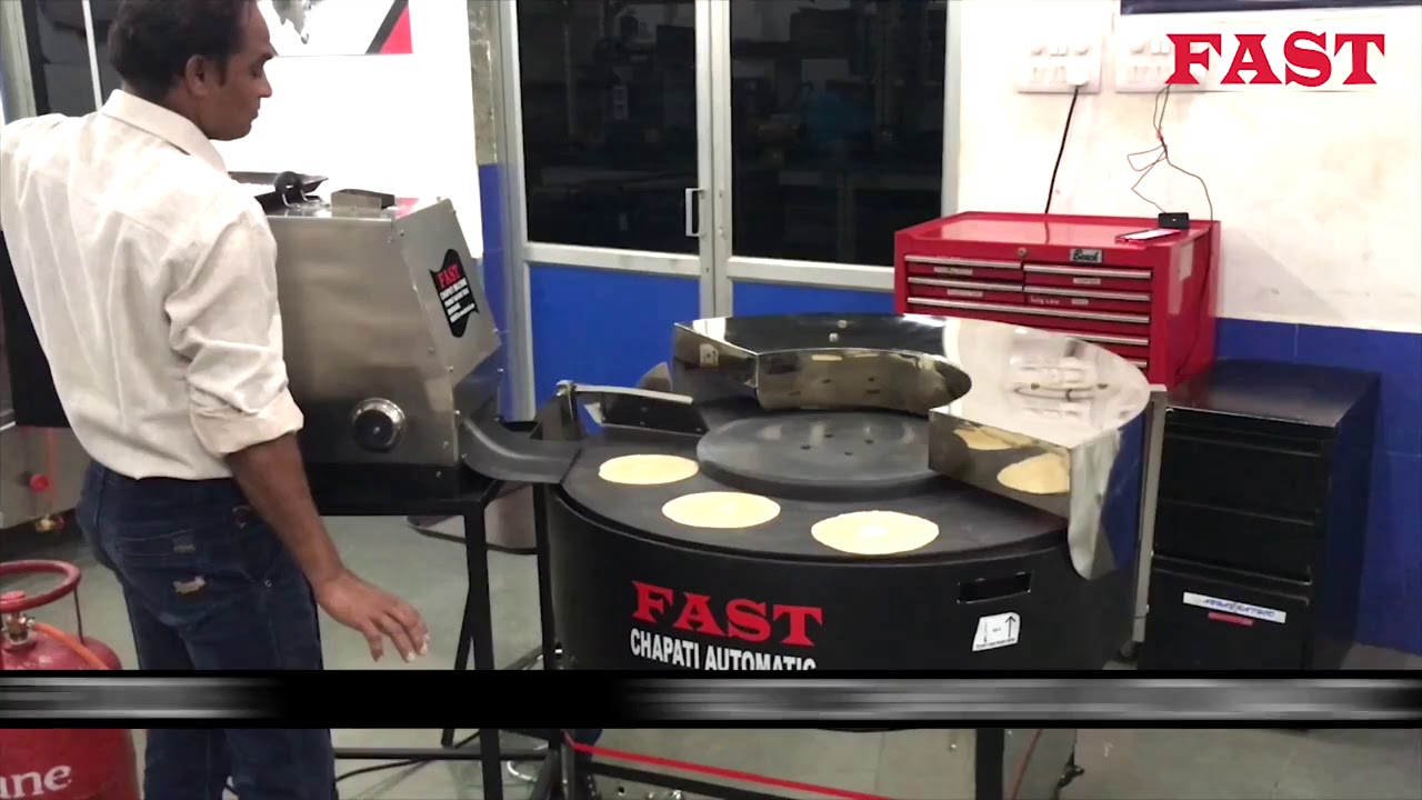 Automatic Roti Making Machine|Prabhat Machine Tools|Fast - YouTube