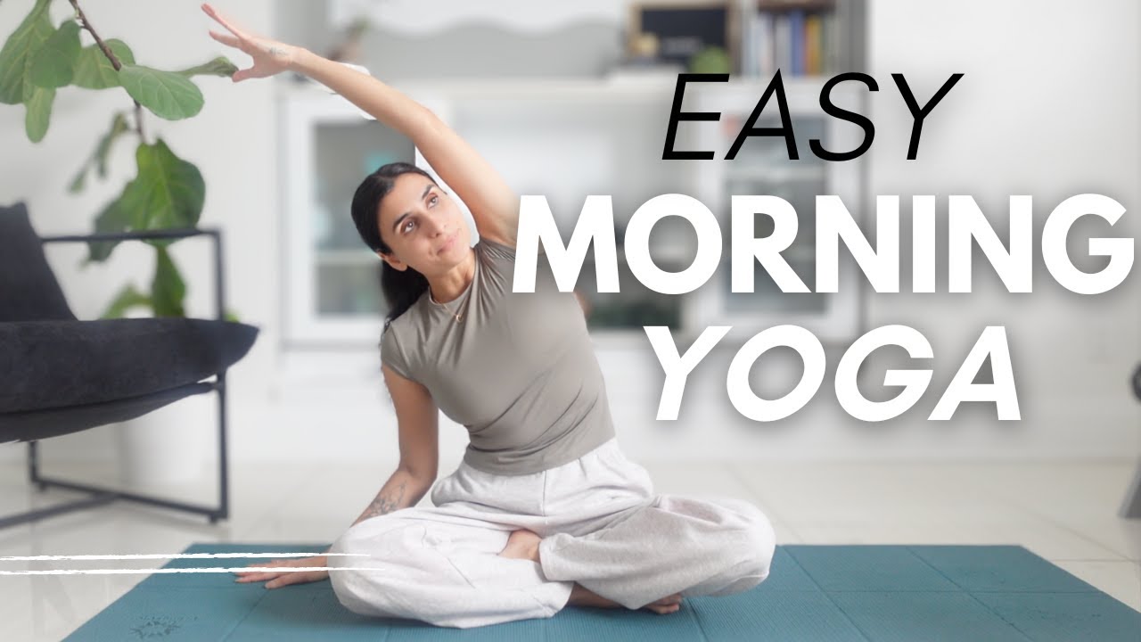 10 MIN EASY MORNING YOGA || Wake Up & Feel Good - YouTube