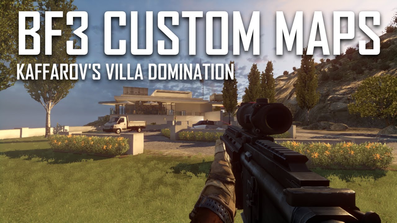 Custom Maps in Battlefield 3 - Kaffarov's Villa [Mod Showcase] - YouTube