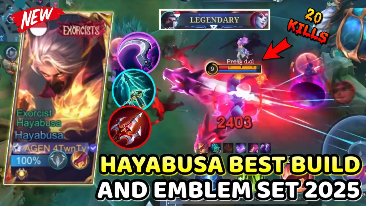 HAYABUSA BEST BUILD AND EMBLEM SET 2025 - BUILD TOP 1 GLOBAL HAYABUSA ...