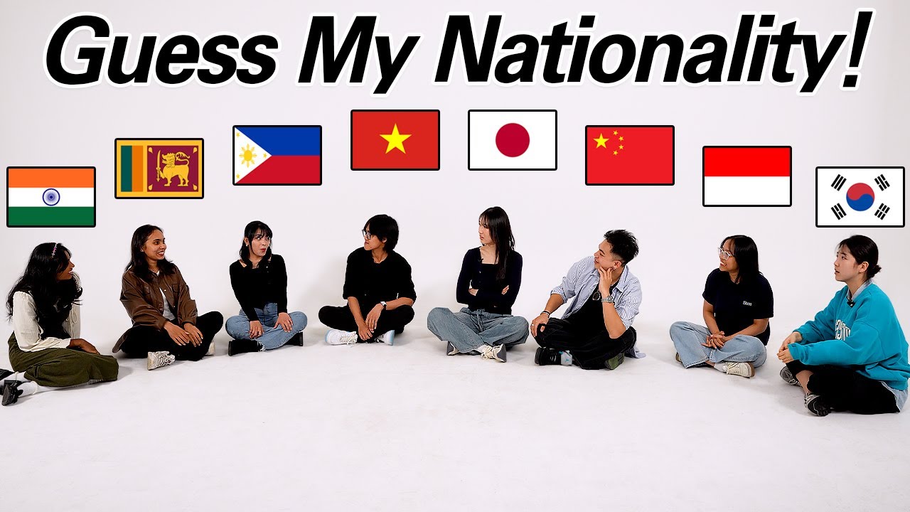 8 Asians Guess Each Other's Nationality! What Country I'm From? - YouTube