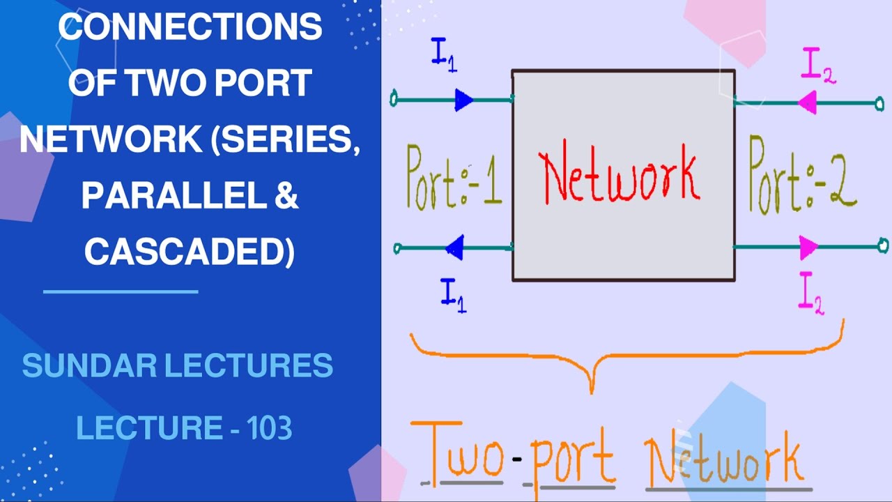 CONNECTIONS OF TWO PORT NETWORK - LECTURE - 103 - YouTube
