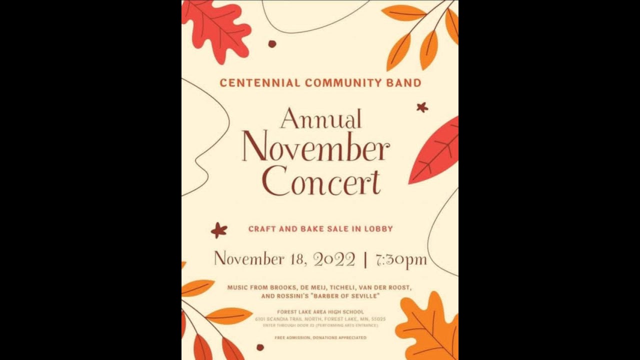 Annual November Concert - 2022 - YouTube