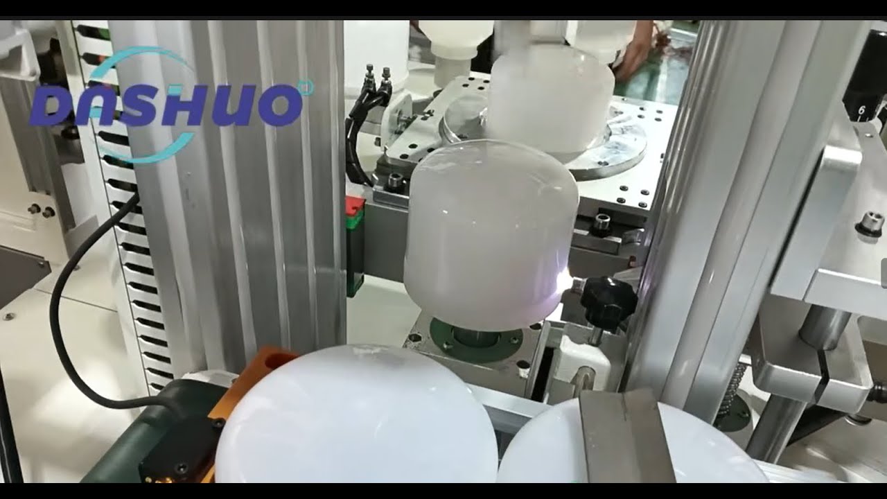 LED bulb assembly machine + plasma treatment function--PP lamp cover ...