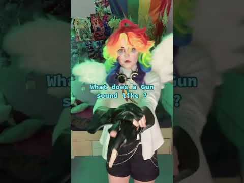 what sound does a G*n make ( Rainbow factory edition)