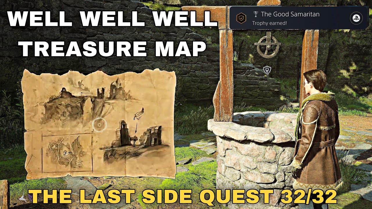Hogwarts Legacy - Well, Well, Well Treasure Map & Location | The Last ...