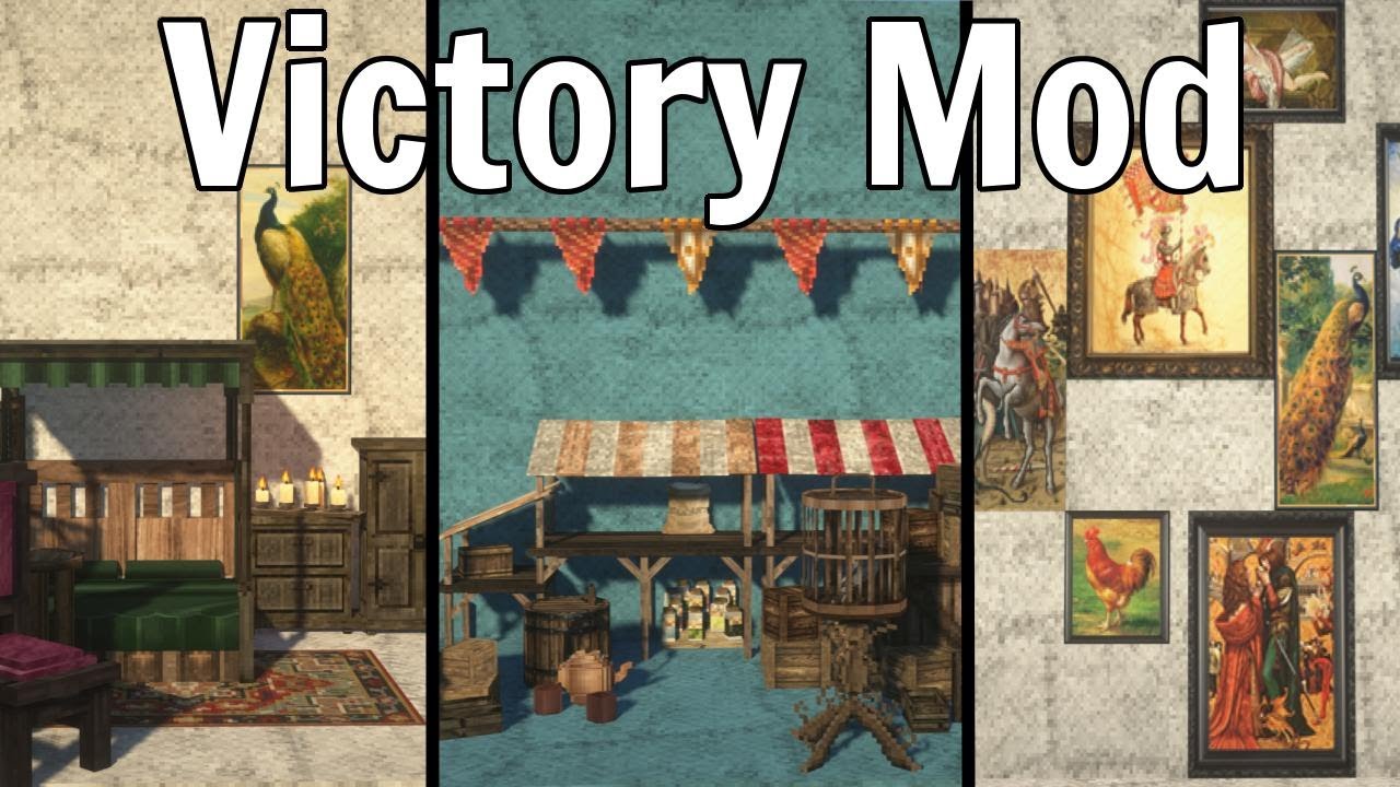 Ultimate Decor Mod for Minecraft - Victory Mod Review - YouTube
