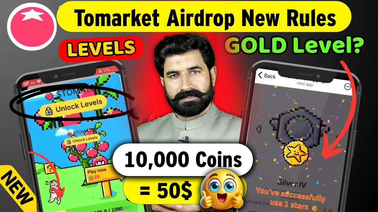Tomarket Airdrop New Rules | Levels System | How to Achive Levels Easy ...