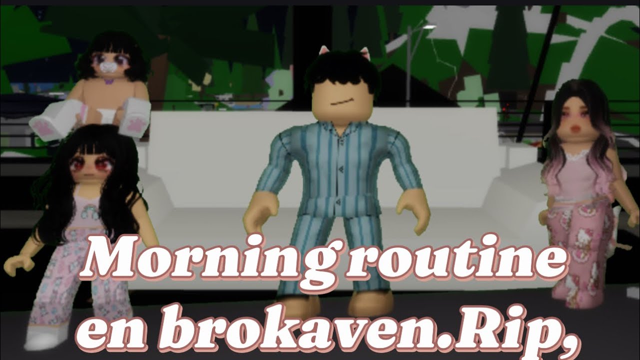 Morning routine en Brookhaven Roblox - YouTube