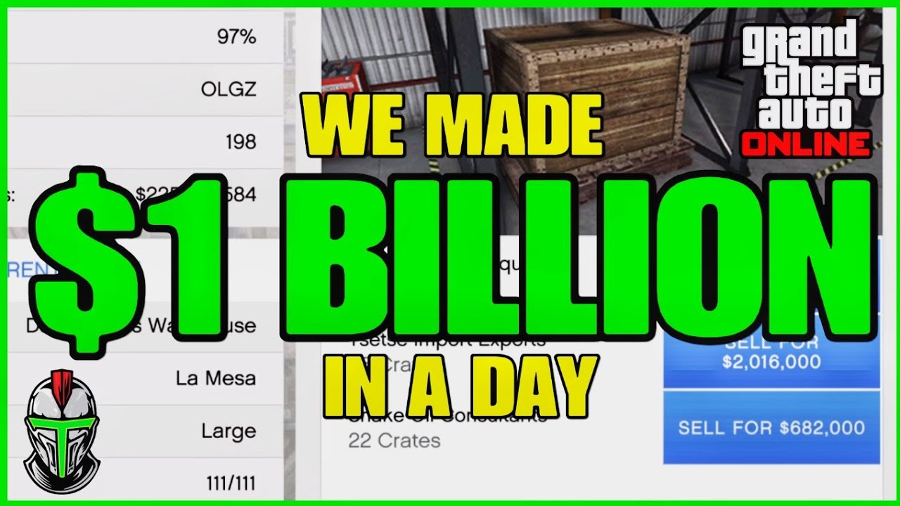 We Made Over $1 BILLION In A Day (GTA Online) - YouTube