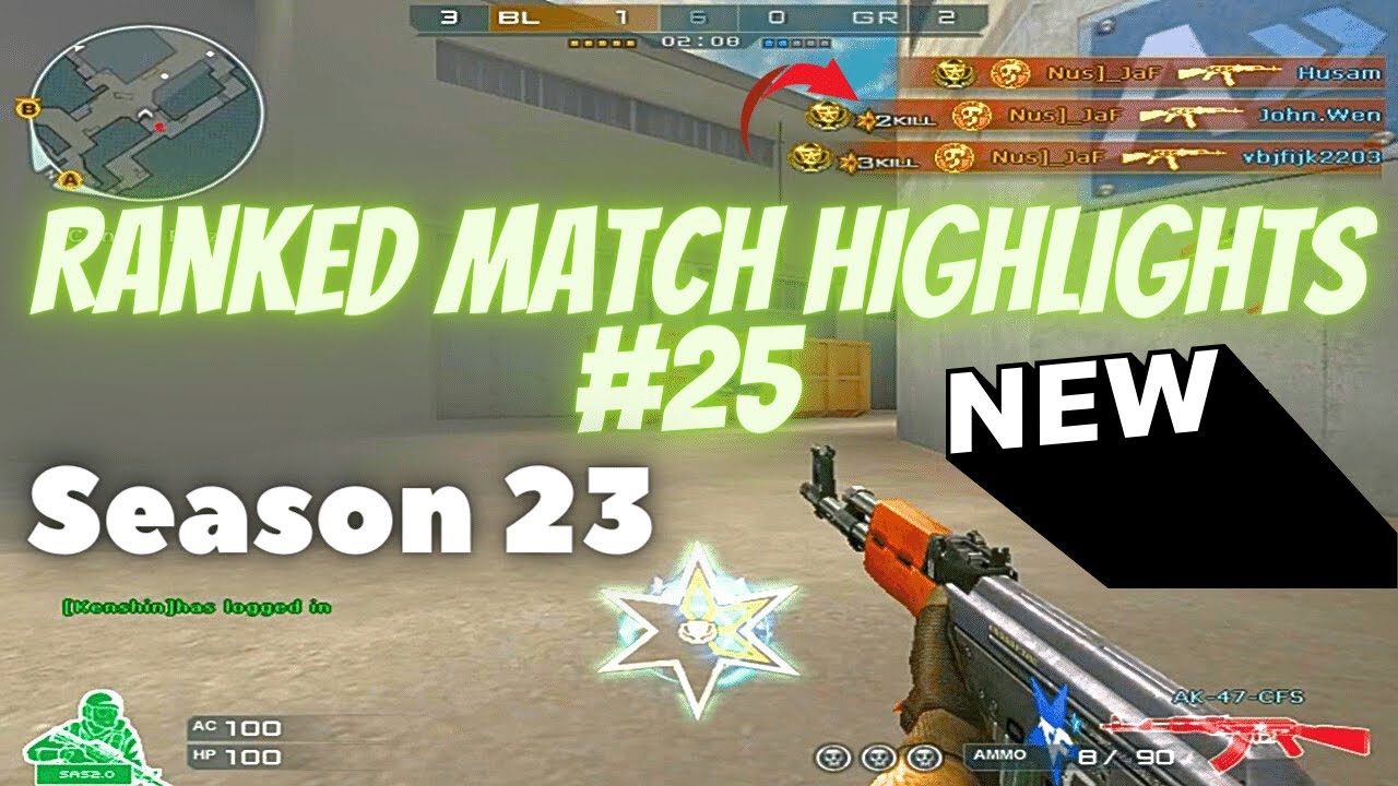 CrossFire | Ranked Match Highlights #25 Season 23 New - YouTube