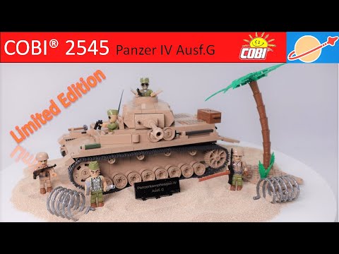 COBI® 2545 Panzer IV Ausf. G 💥LIMITED EDITION💥 Review - YouTube