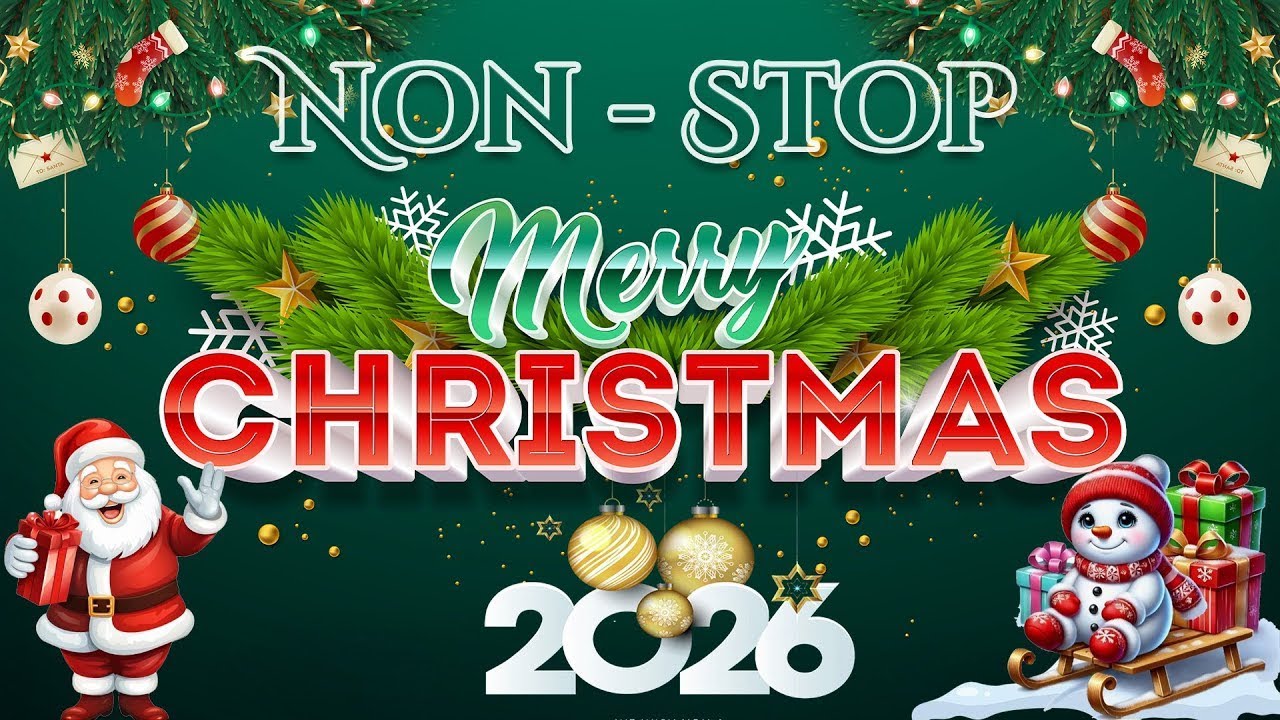 Best Non stop Christmas Music Playlist 2026 🎁 Top Christmas Songs of ...