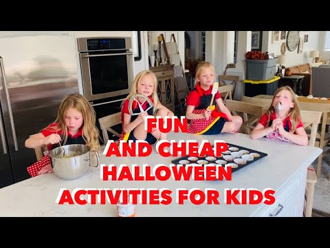 FUN and CHEAP Halloween Activities to do With Your CHILDREN - YouTube