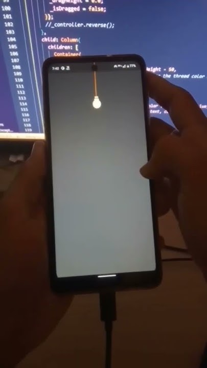 Flutter Light Bulb Animation | invisionchip #flutter #shorts - YouTube