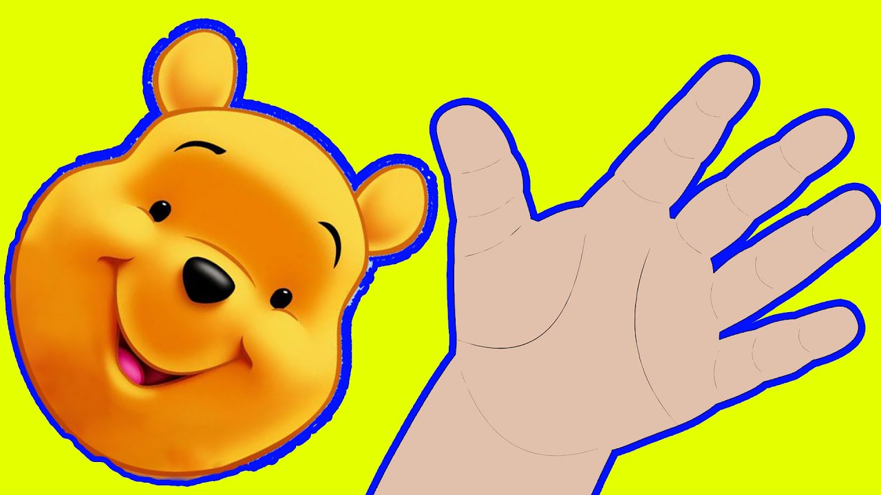 Winnie the Pooh Finger Family Nursery Rhymes Song - YouTube