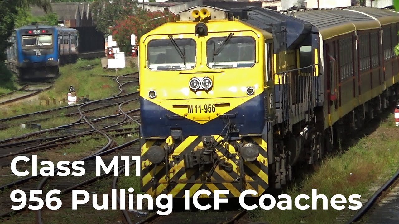 Indian Class M11 956 Pulling ICF Coaches - YouTube