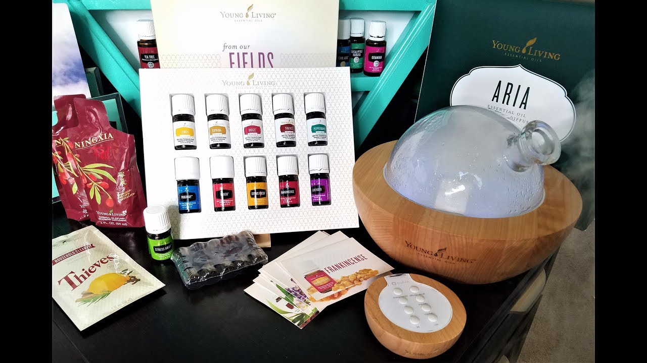 I got my Aria Diffuser Starter Kit Wahooooo - YouTube