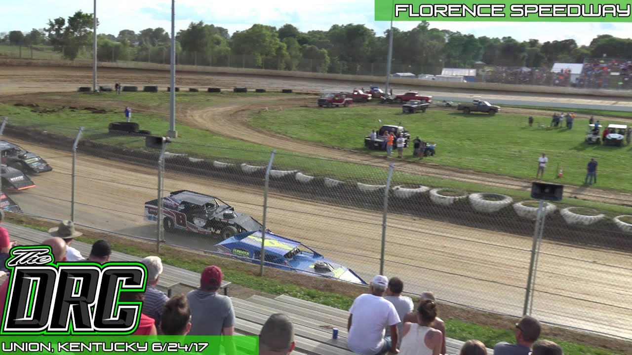 Florence Speedway | 6/24/17 | American Modified Series | Heat 1 - YouTube