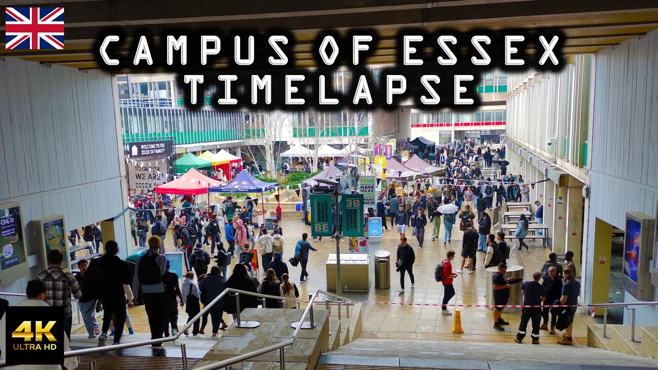 TIMELAPSE - University of Essex Colchester Campus Atmosphere 🇬🇧 - YouTube