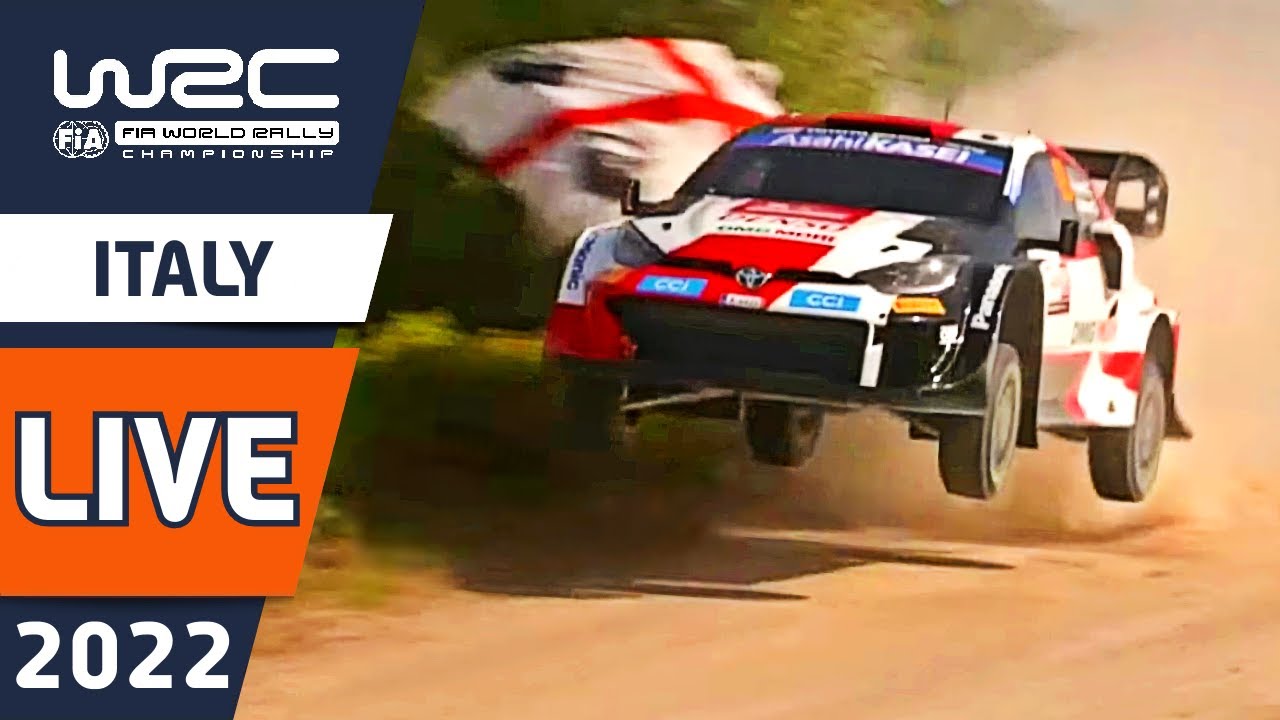 WRC Rally LIVE : Shakedown for WRC Rally Italia Sardegna 2022 - YouTube