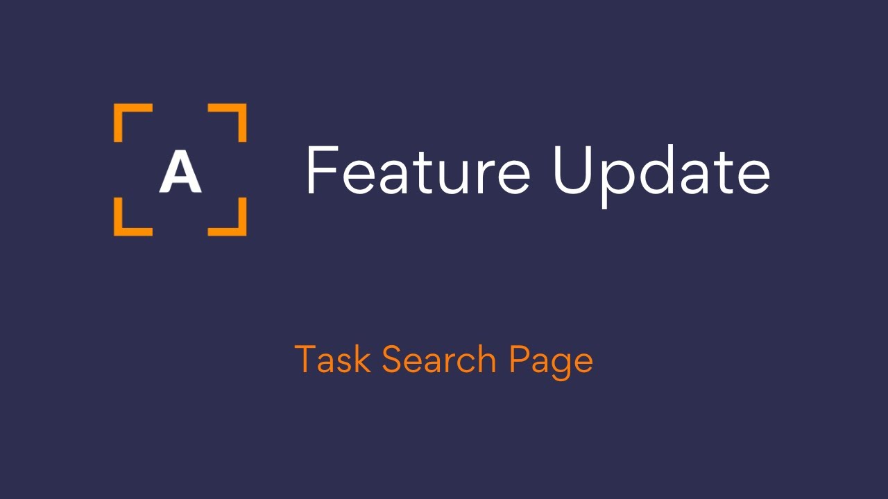 Feature Update :: Task Search Page - YouTube