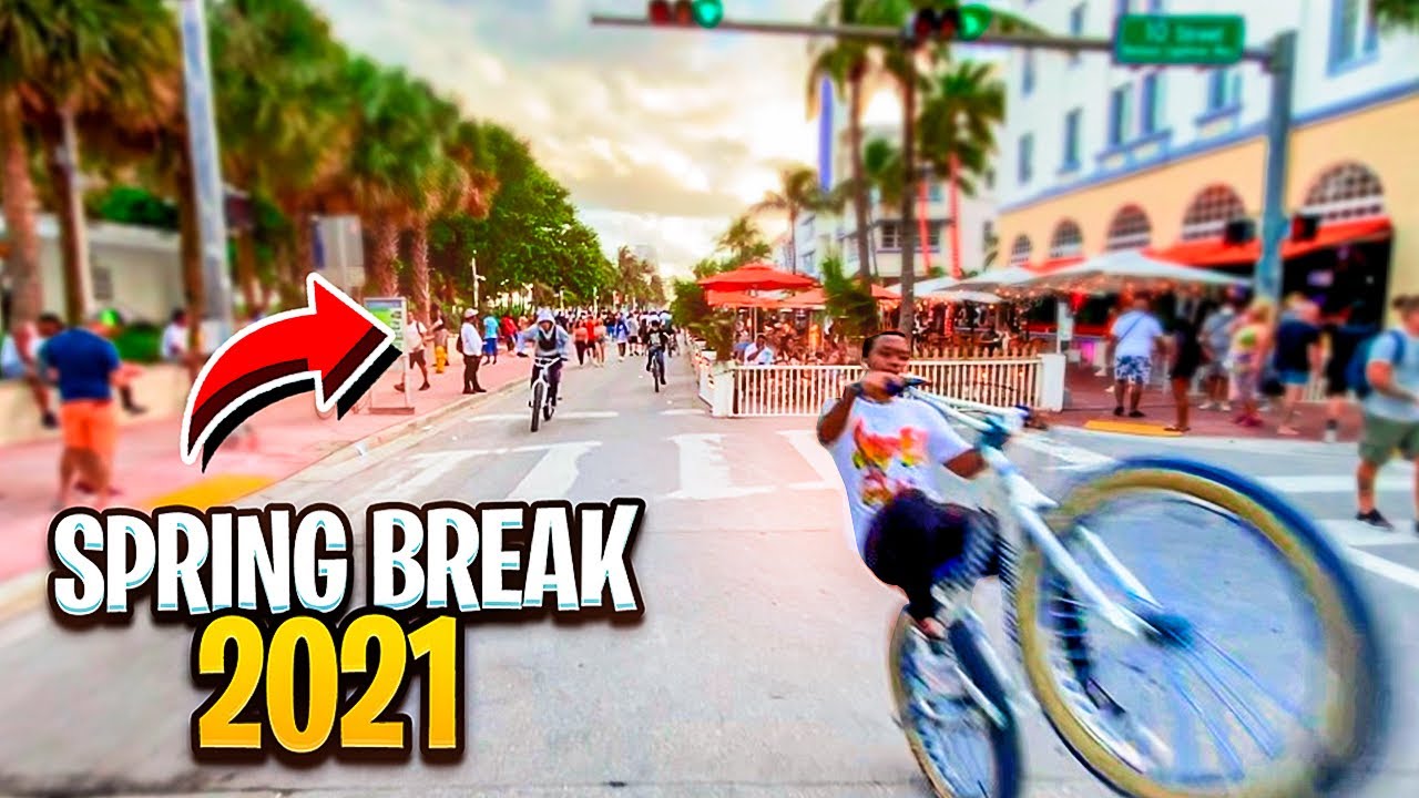 Ocean Drive Spring Break 2021 - Miami Beach - SOBE CRAZY - YouTube