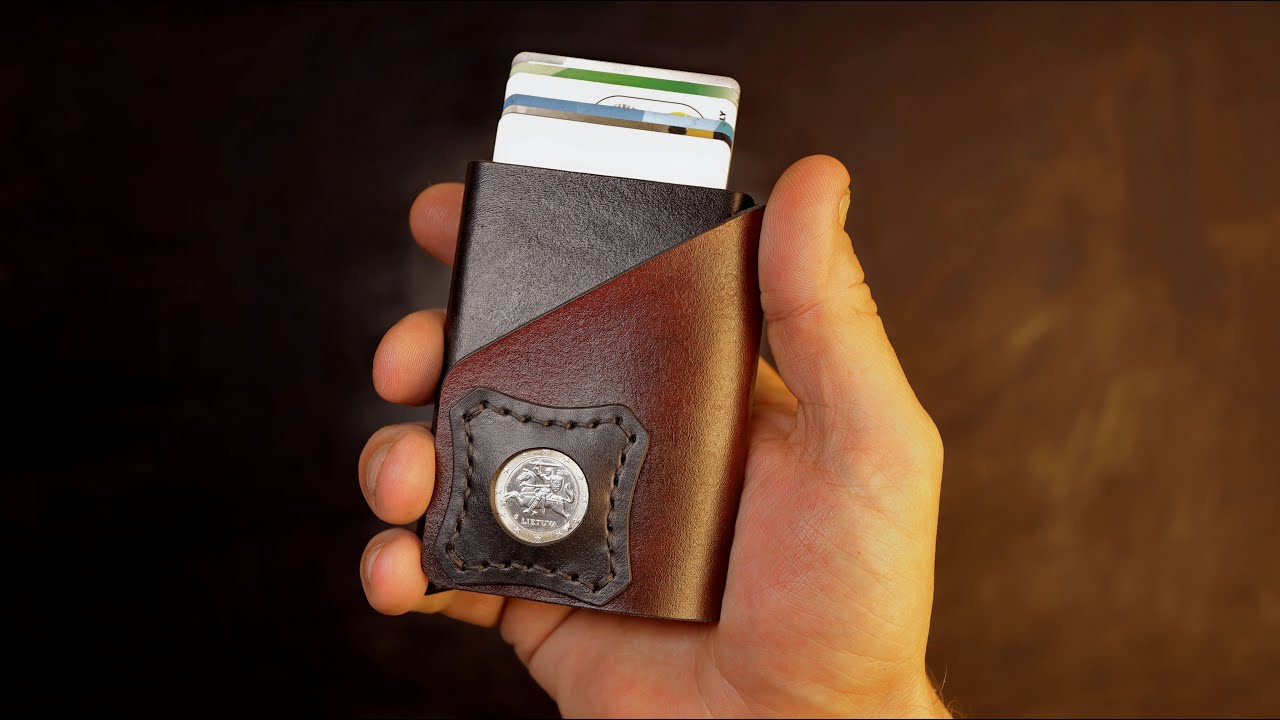 Leather EDC Wallet - YouTube
