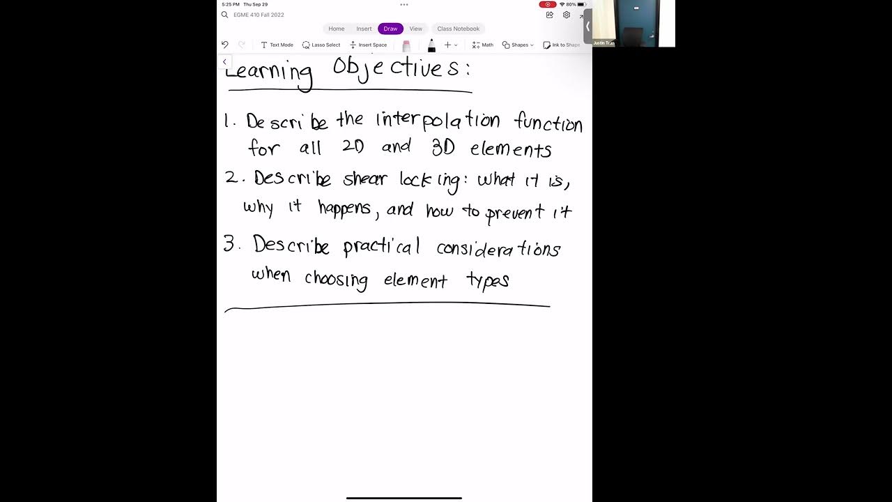 EGME 410 FALL 2022 Week 6 Lecture 2 - YouTube