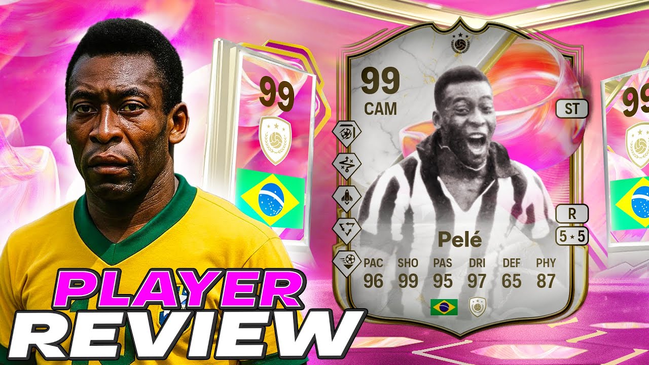 99 FUTTIES ICON PELÉ PLAYER REVIEW - EA FC 25 ULTIMATE TEAM - YouTube