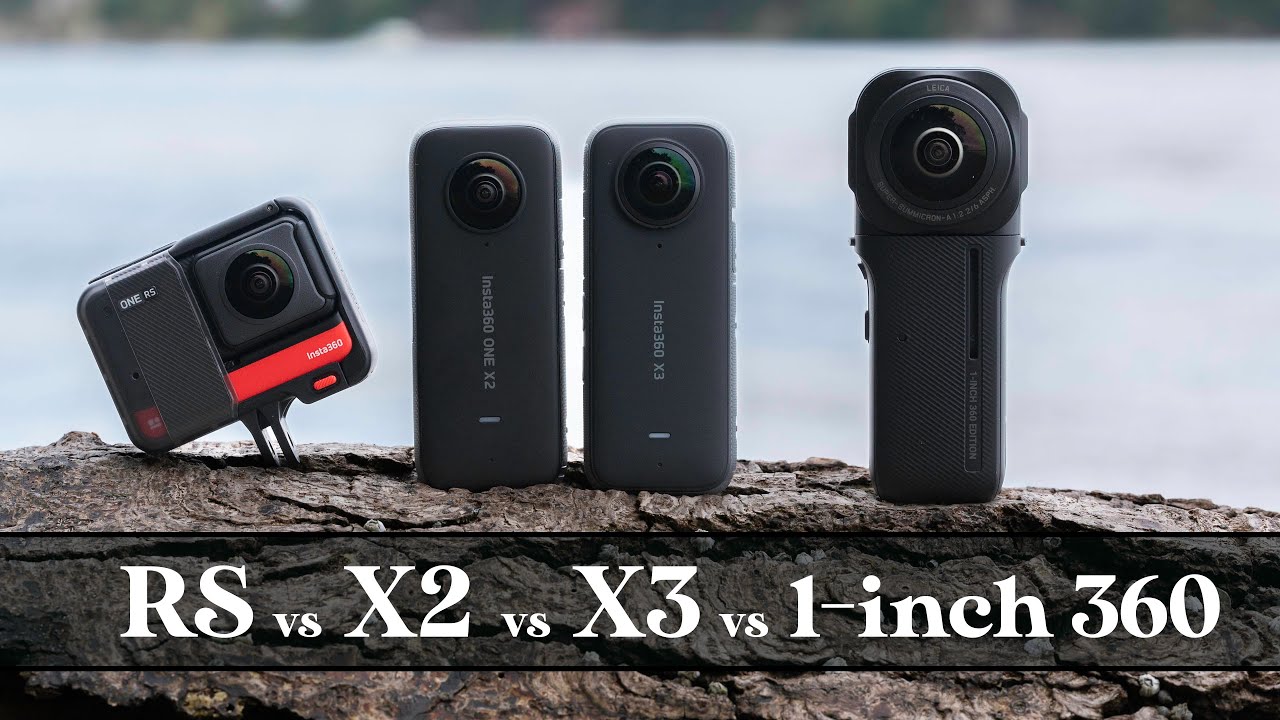 Insta360 X3 Vs X2 Vs RS Vs 1 inch 360 Edition Video Quality