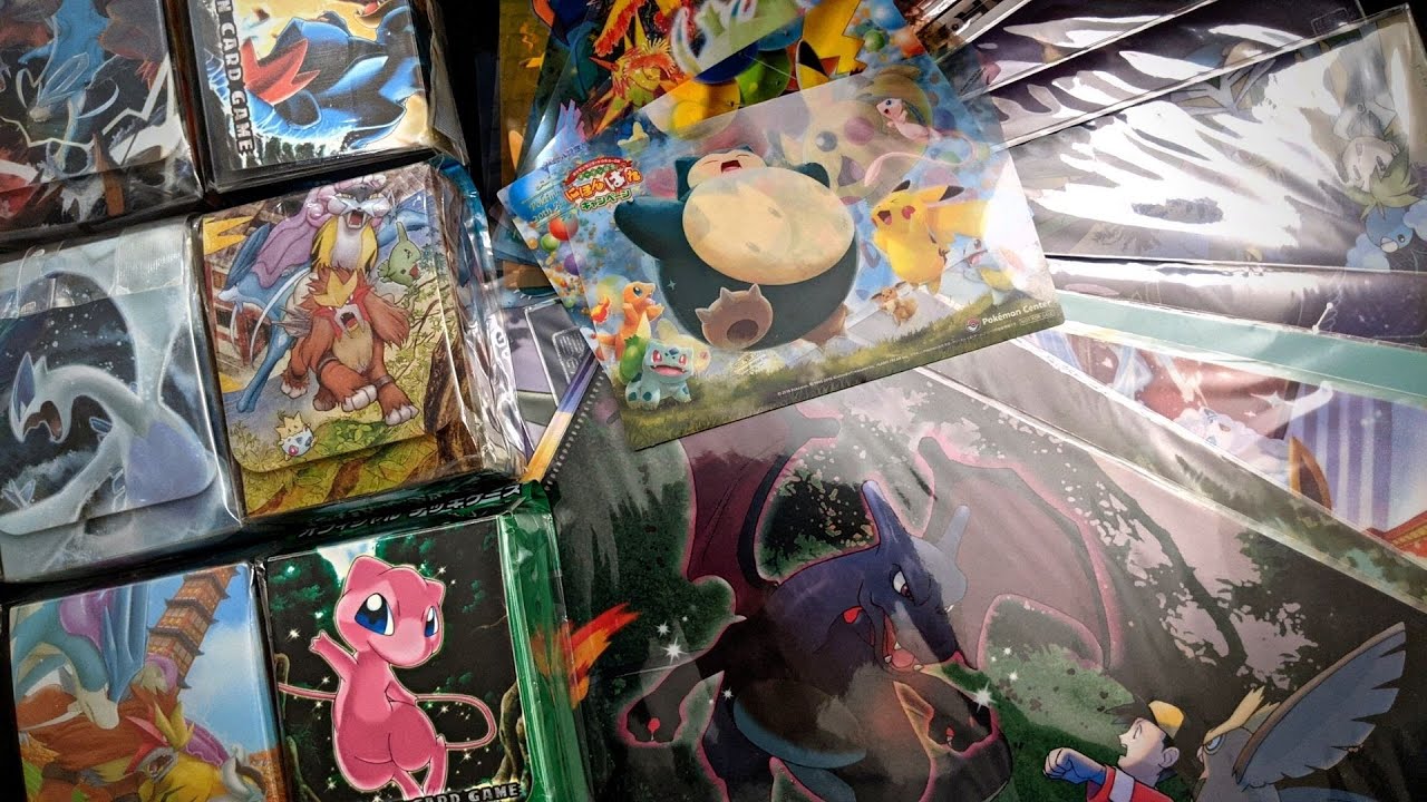 [4K] [ Pokemon Mail Day #10 ] Pokemon Center Post Cards, Clear Files ...