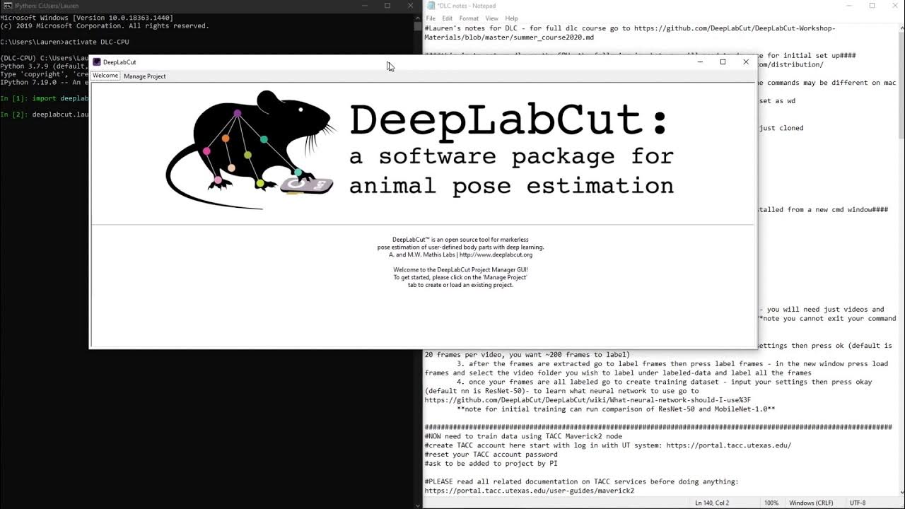 DeepLabCut Tutorial 1 - YouTube