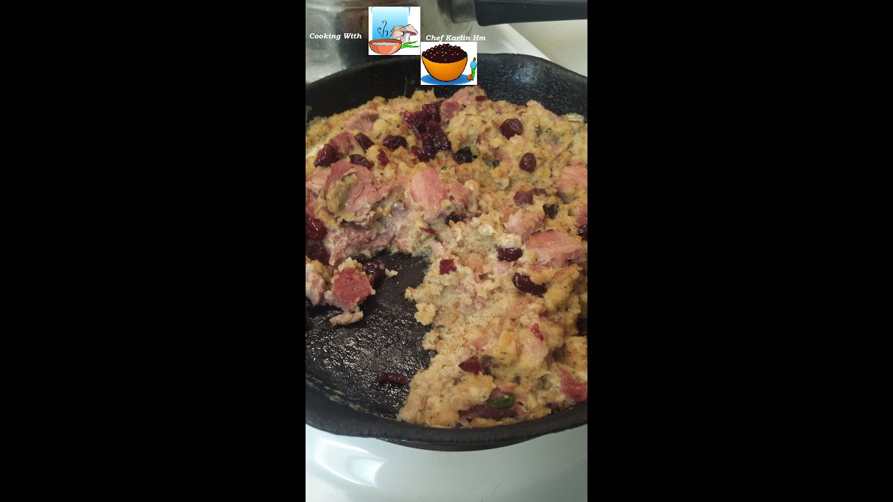 Cooking With Chef Karlin hm #stuffingmix - YouTube