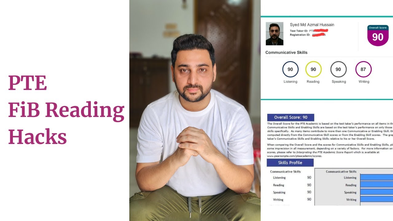 PTE FIB Reading Hacks by Double 90 Scorer Syed Wasi | 2023 Update - YouTube