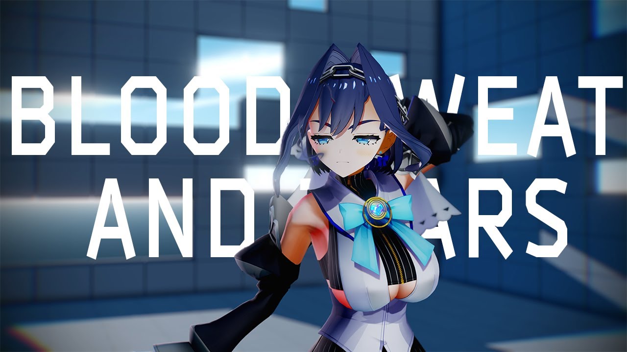[HololiveEN / Ouro Kronii] [4K MMD] Blood Sweat and Tears - YouTube