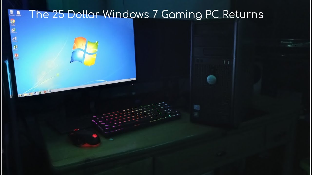 The $25 Windows 7 Gaming PC Returns - YouTube