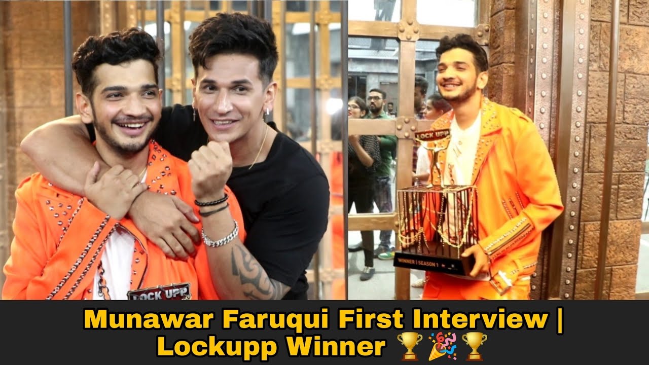 Munawar Faruqui First Interview | Lockupp Winner Munwar Cute Moment ...