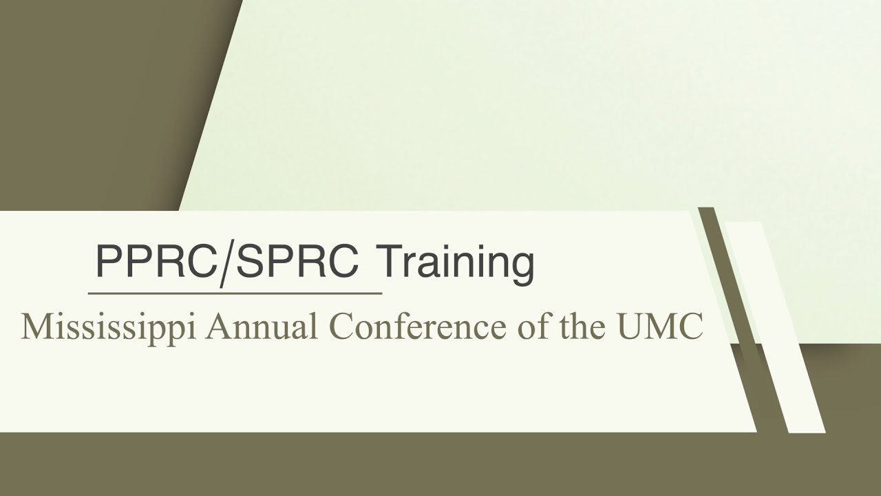 PPRC/SPRC Training - YouTube