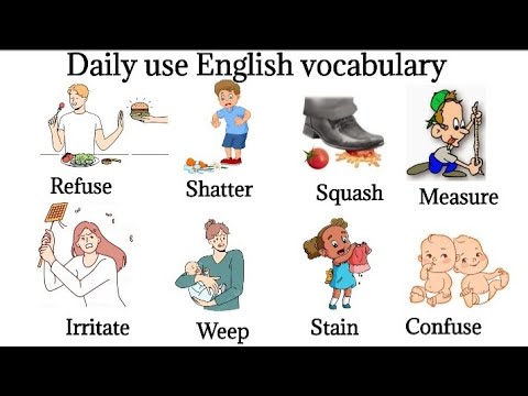 Daily use english vocabulary words with meaning | Vocabulary In English ...