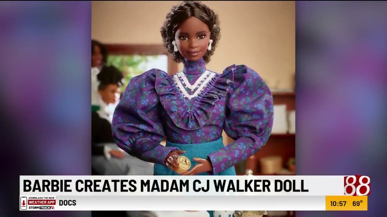 Barbie creates Madam CJ Walker doll - YouTube