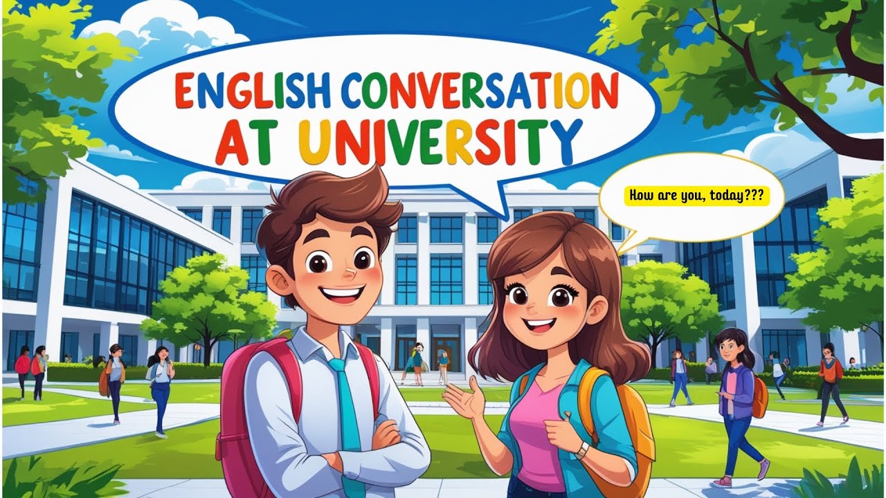 Learn English With Conversation Scenario 30 | At University | Scene 1-2 ...