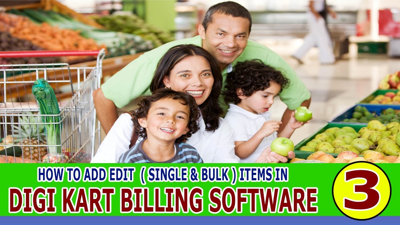 How to Add New Product in Digikart Billing Software l Single and Bulk Edit Items - YouTube
