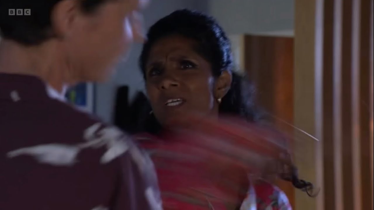 EastEnders - Suki Panesar Slaps Eve Unwin (30th June 2022) - YouTube