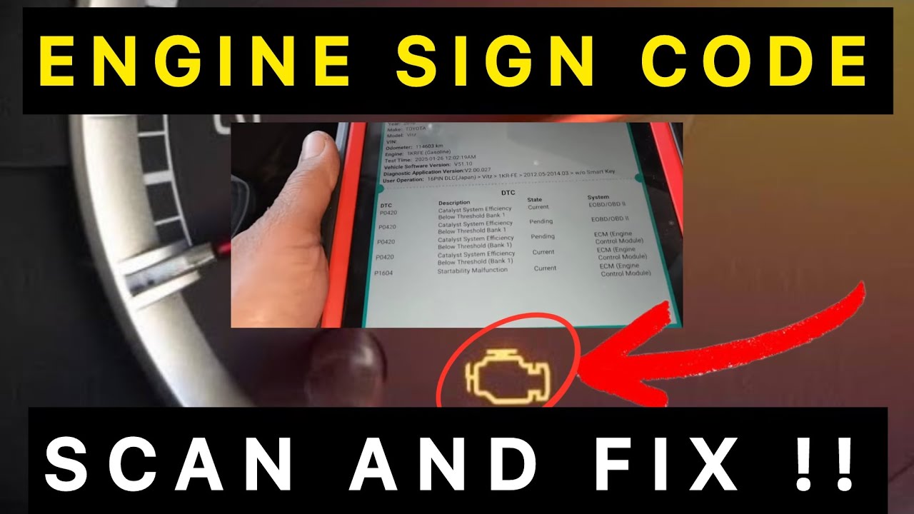 #Bypass Engine Sign Codes Explained | How to Scan & Diagnose Common Car ...